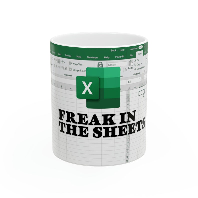 Freak in the Sheets Excel Spreadsheet Lover Worker Gift Idea for ...