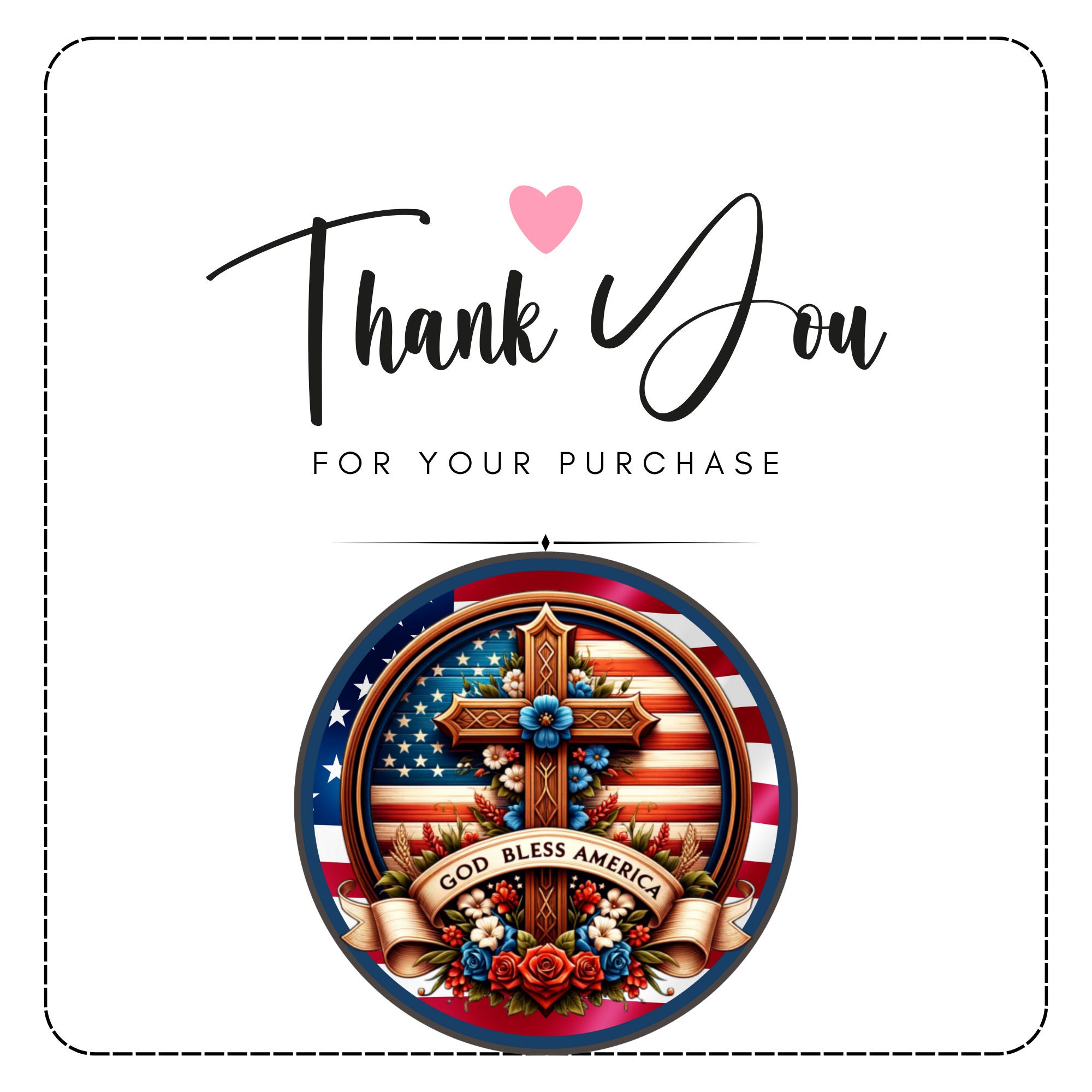 God Bless America Cross Wreath PNG Patriotic Front Door Sign for 4th of ...