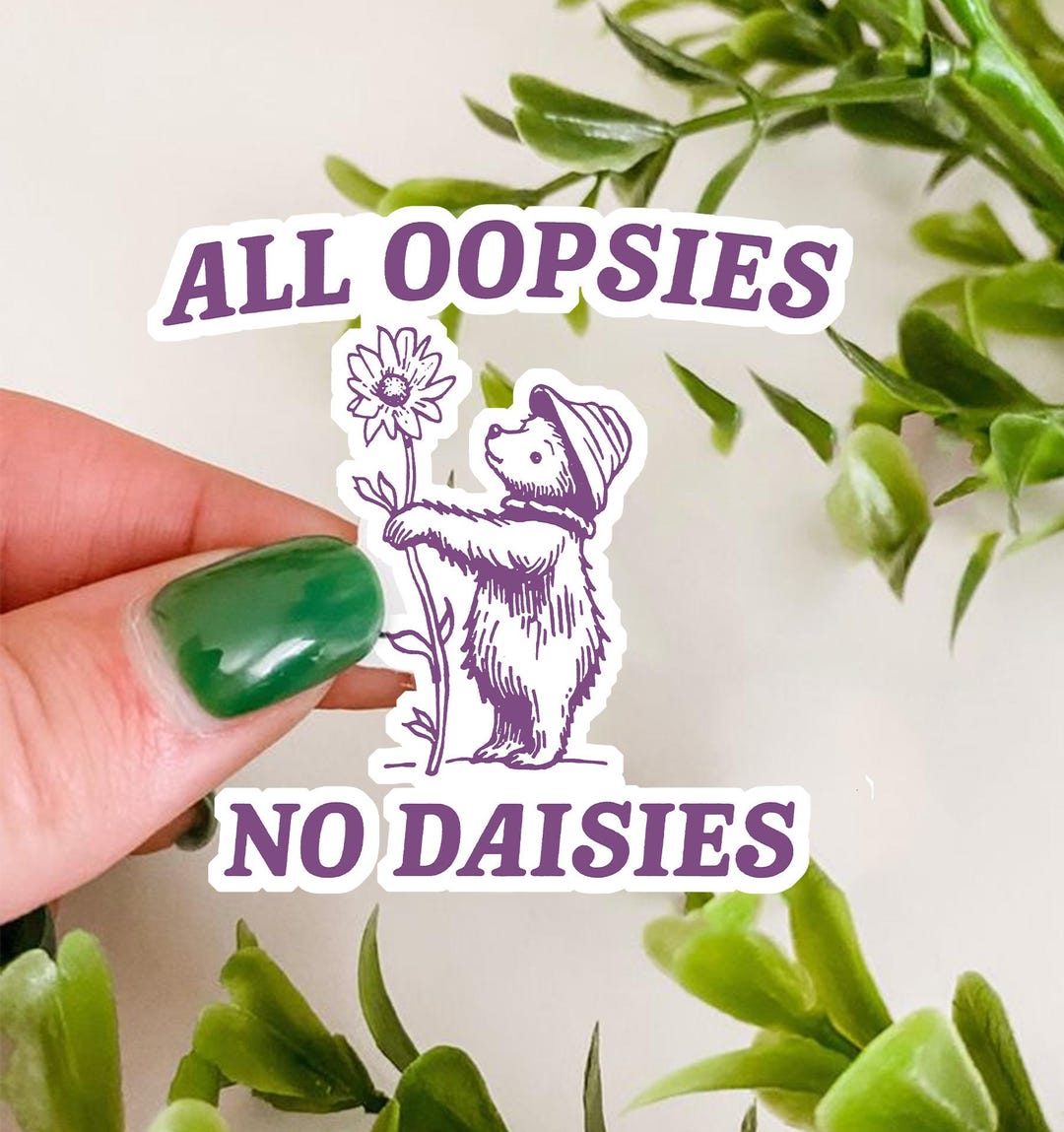 All Oopsies Sticker, Vintage Drawing Sticker, Cartoon Meme Sticker ...