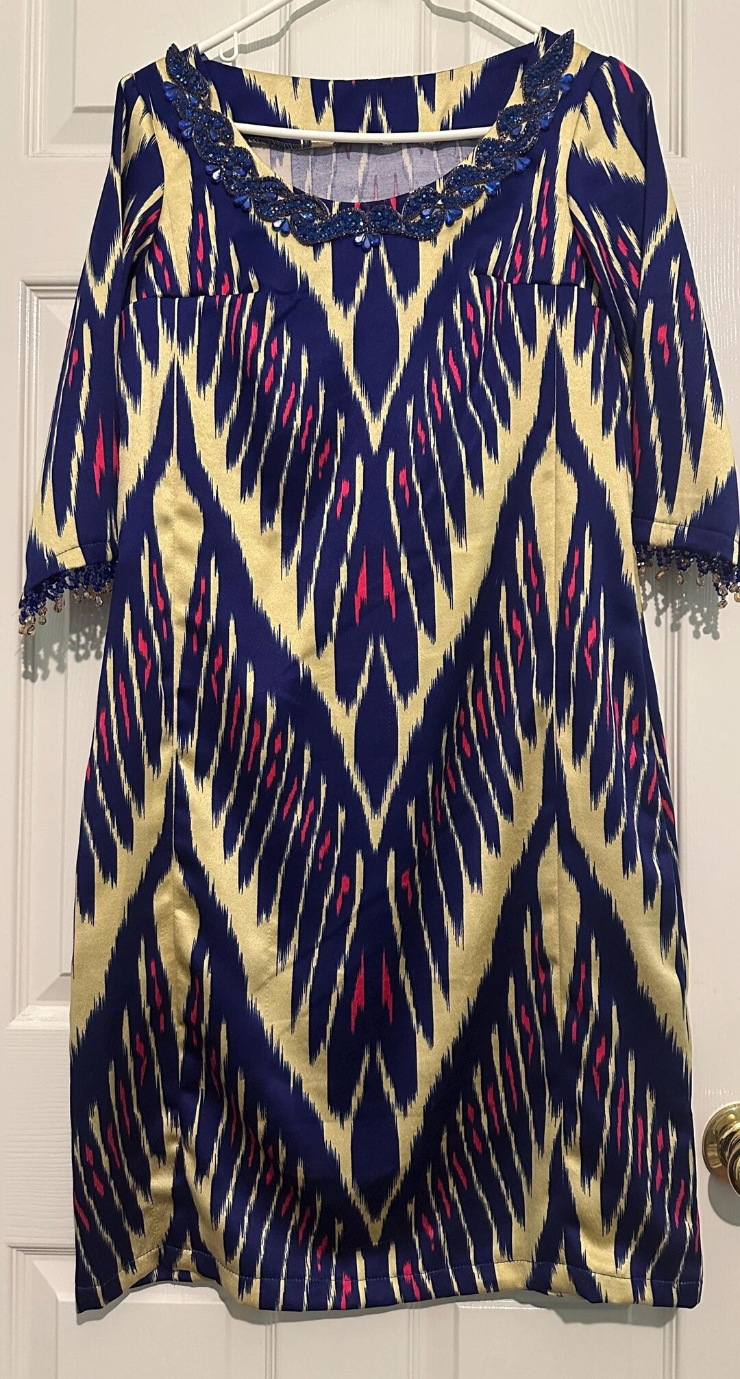 Atlas/ikat Silk Tajik Dress - Etsy