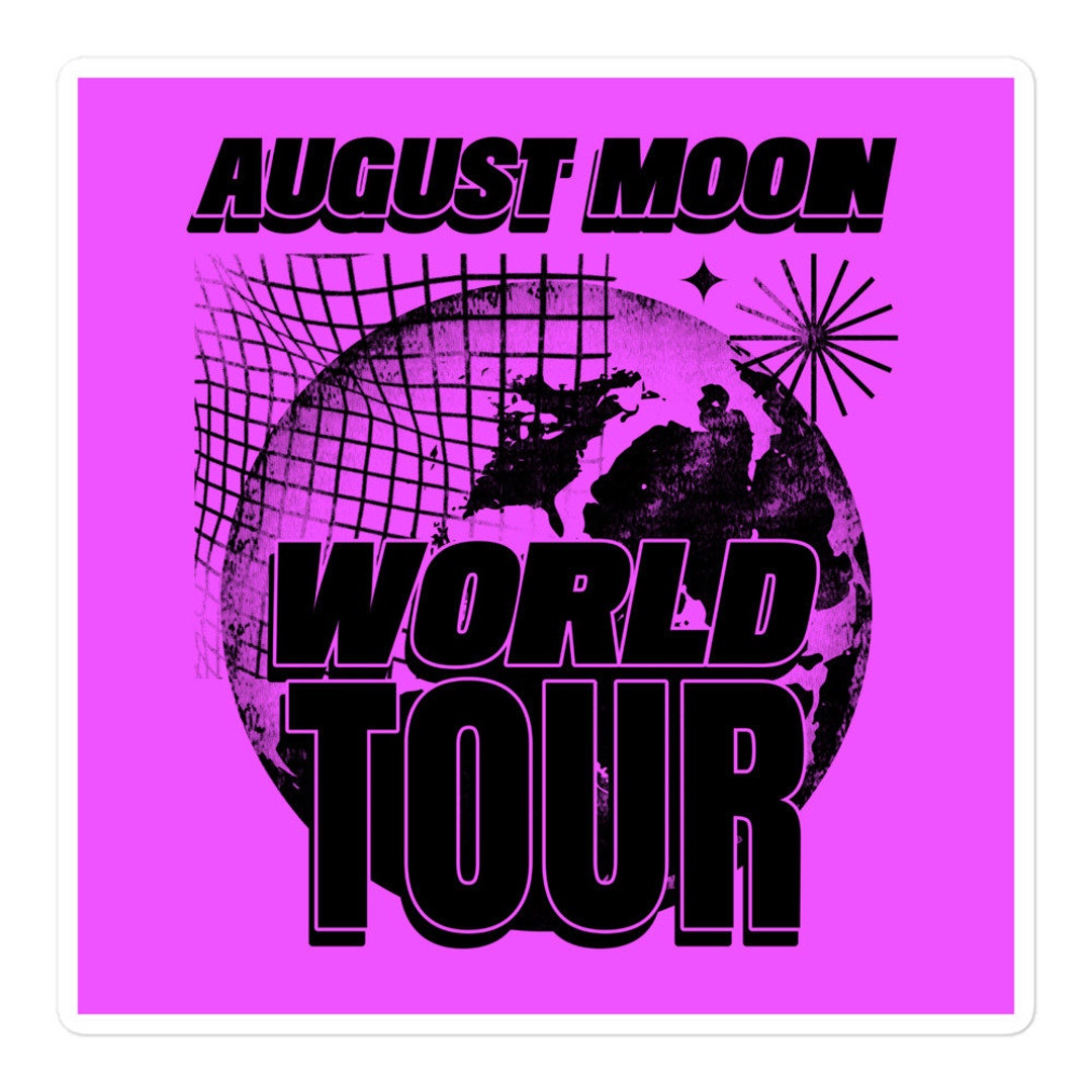 August Moon World Tour Sticker the Idea of You Inspired Durable Vinyl ...