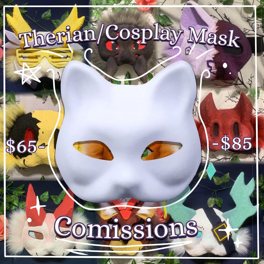 Therian Mask/cosplay Mask Commissions - Etsy