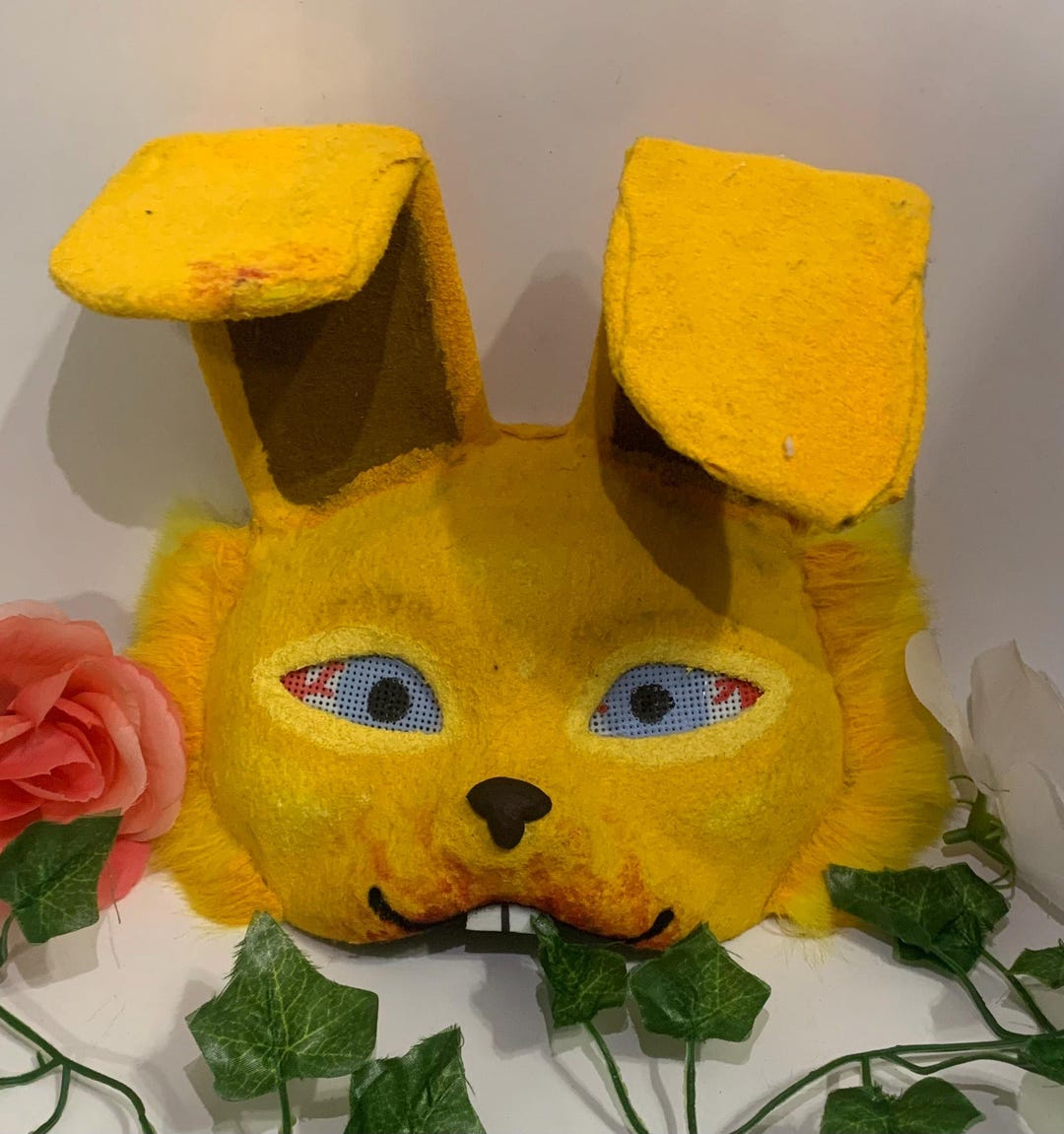 Into the Pit Spring Bonnie | Therian Mask | Cosplay Mask - Etsy