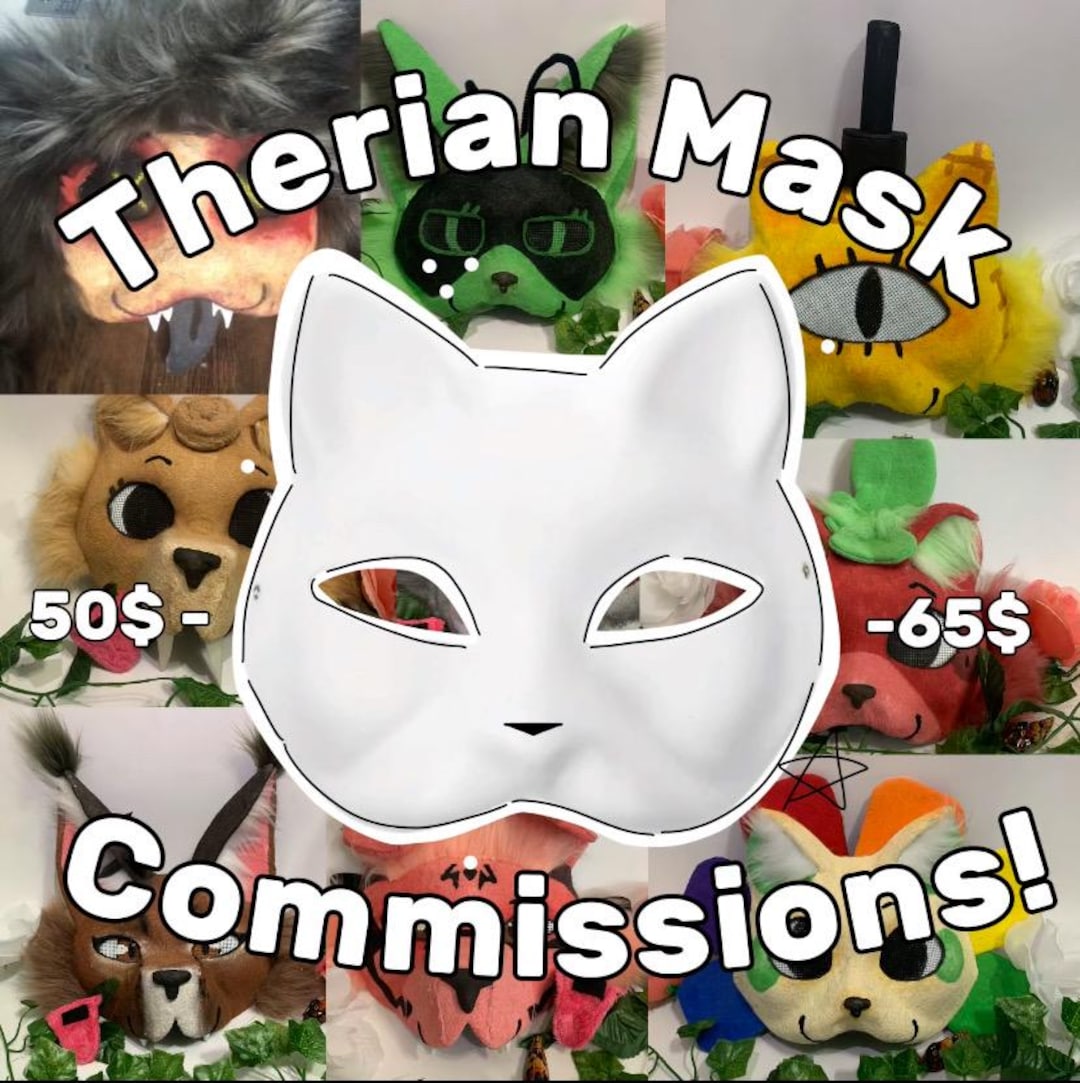 Therian Mask/cosplay Mask Commissions - Etsy