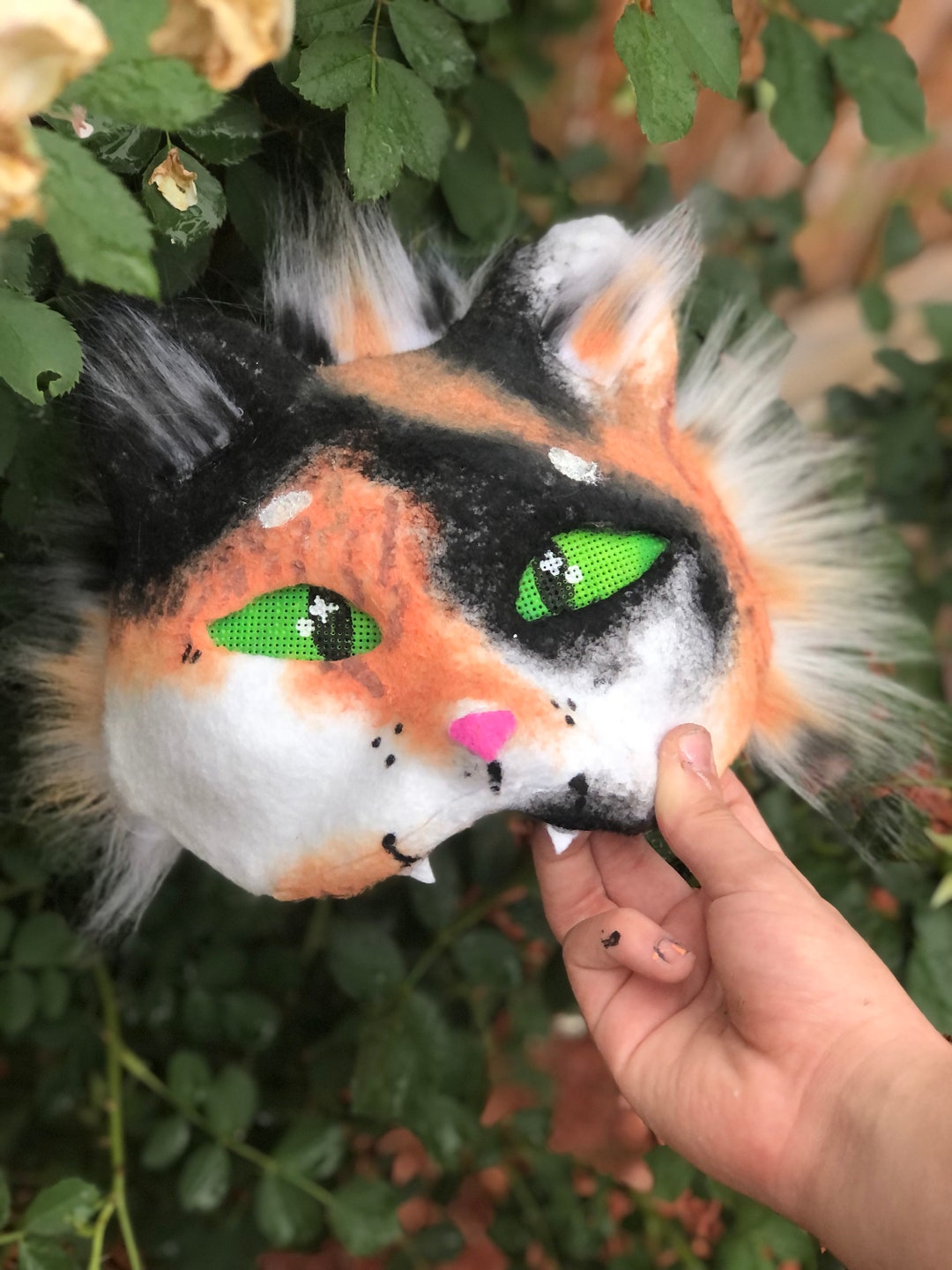 Calico Cat Therian Mask/cosplay Mask - Etsy