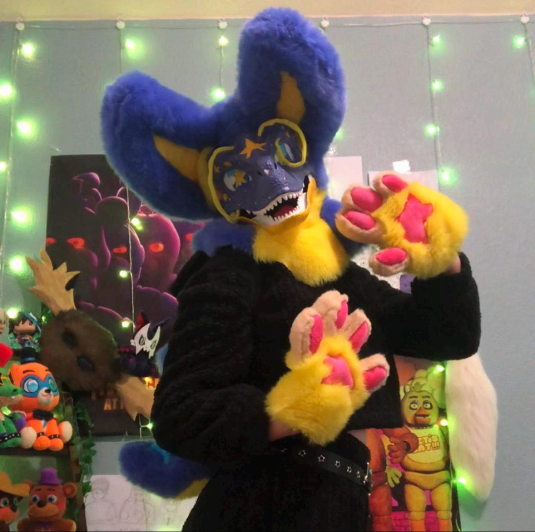 Galaxias | Premade Fursuit Dinomask Fursuit Cosplay Mask - Etsy