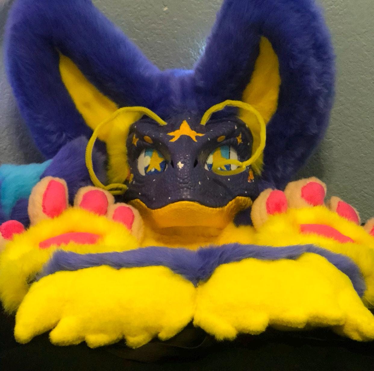 Galaxias | Premade Fursuit Dinomask Fursuit Cosplay Mask - Etsy