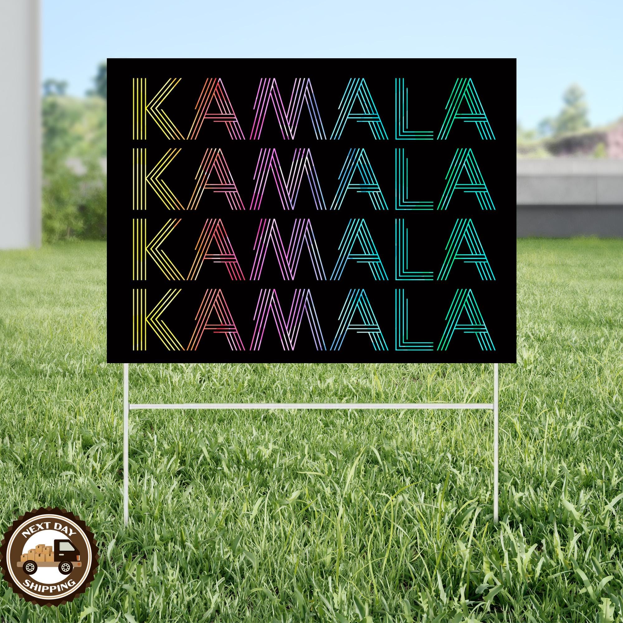 Kamala Yard Sign, Kamala Harris Yard Sign, Vote 2024, Kamala Harris ...