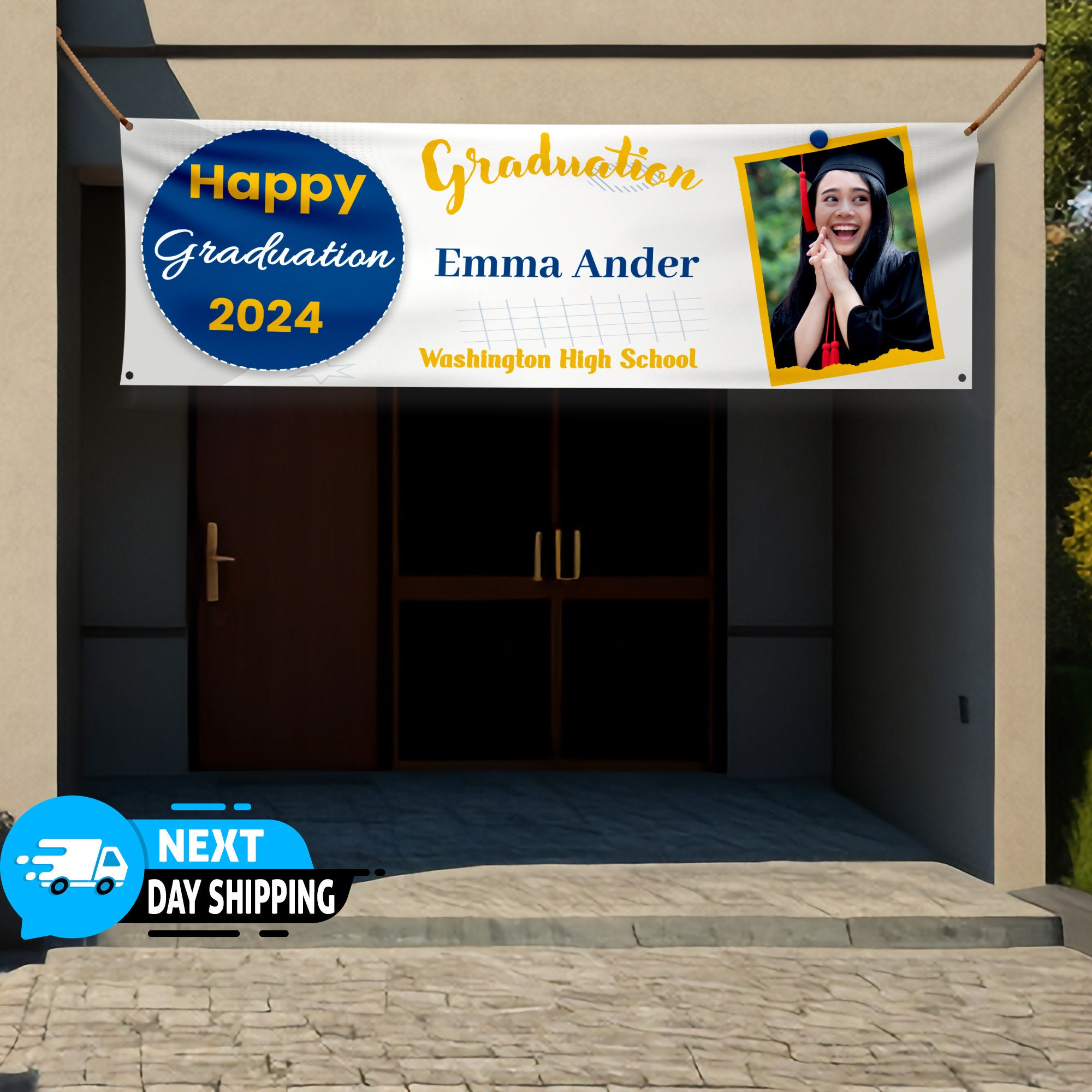 Personalized Graduation Banner, Graduate Party, Party Banners ...