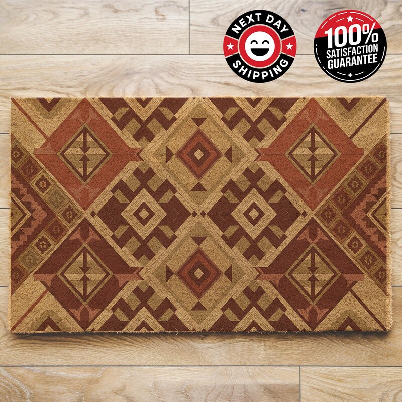 Boho Door Mat - Etsy