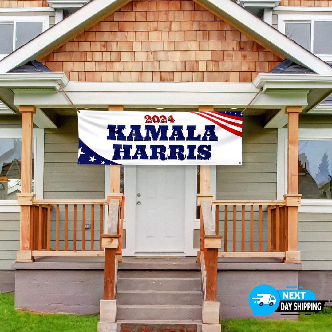 2024 Kamala Harris Banner, Kamala Harris Banner, Vote Kamala, Election ...