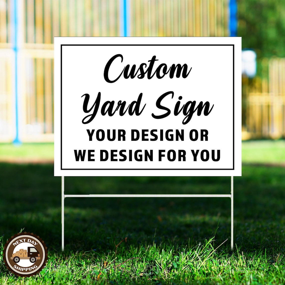 Custom Yard Sign, Build Your Own Sign, Yard Signs, Outdoor Lawn Sign ...
