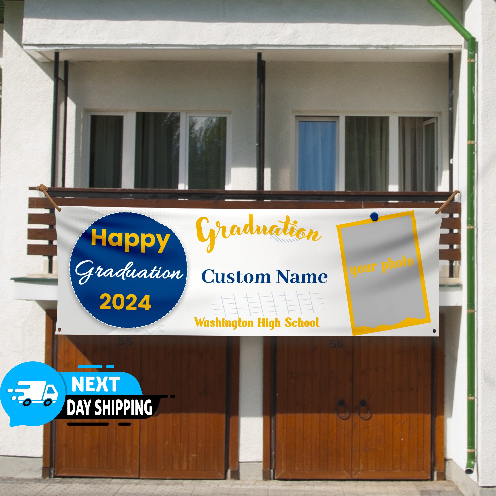 Personalized Graduation Banner, Graduate Party, Party Banners ...