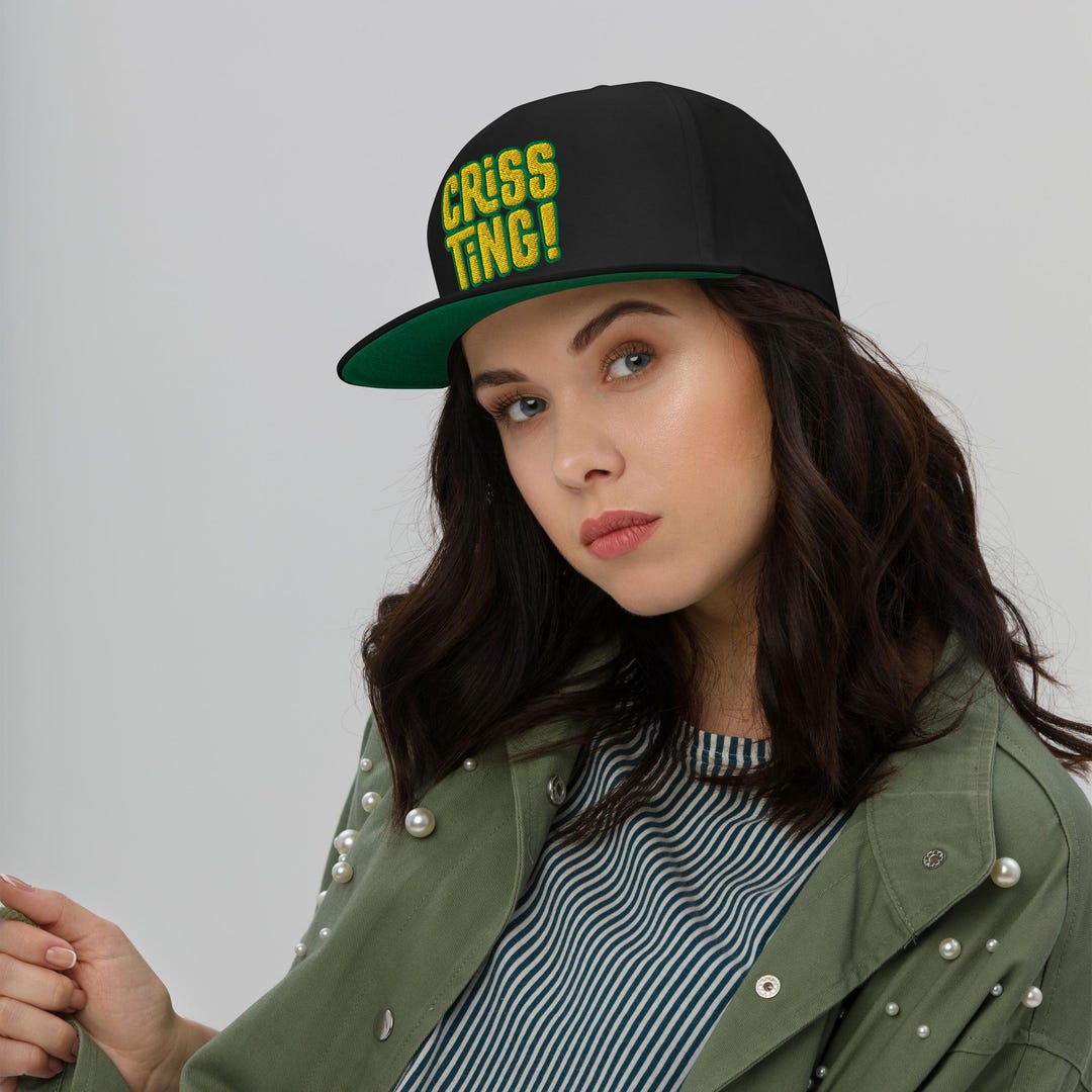Criss Ting! Jamaican Patois Flat Bill Cap - Etsy