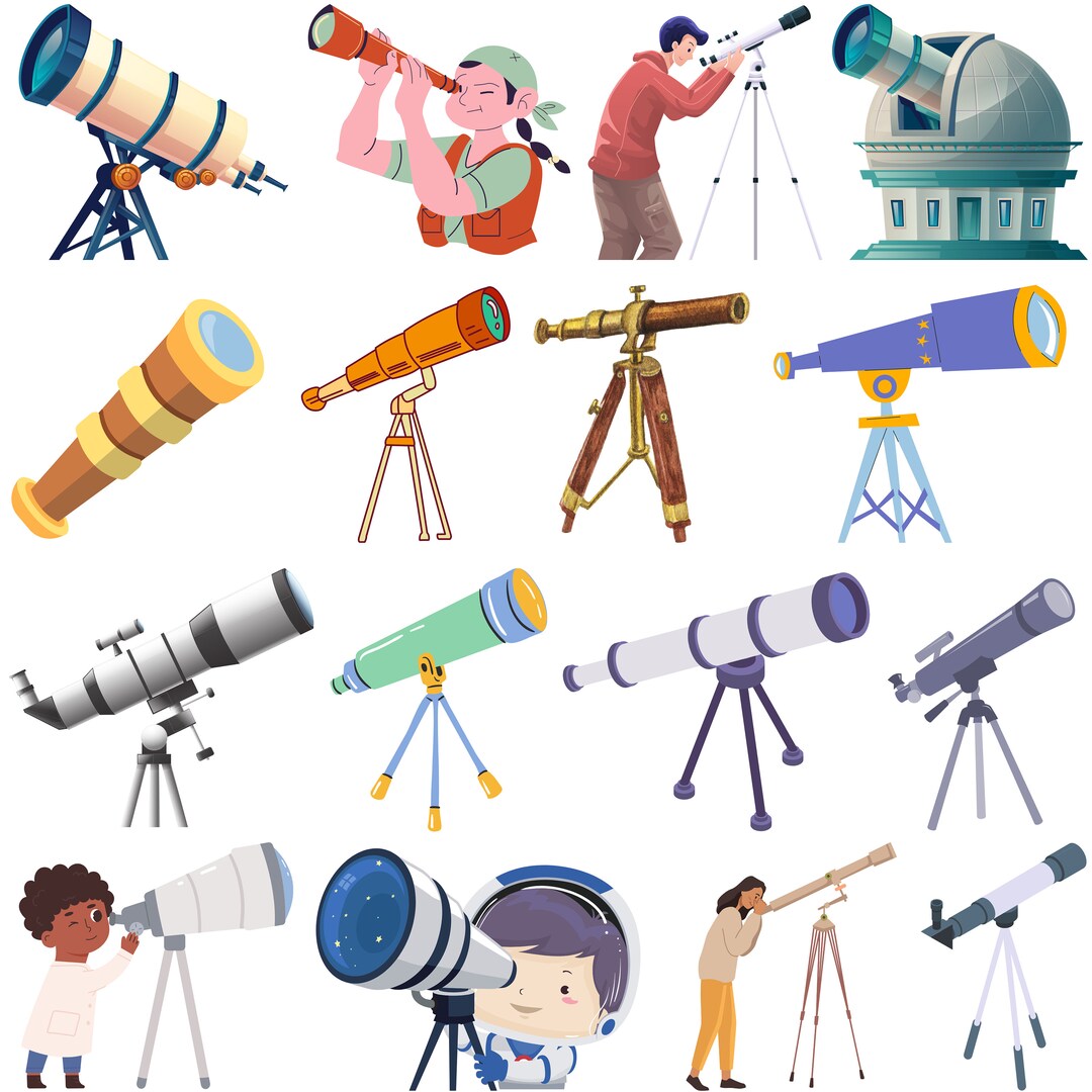 Telescope SVG Bundle, Telescope Vector, Telescope Vinyl, Astronomy Svg ...