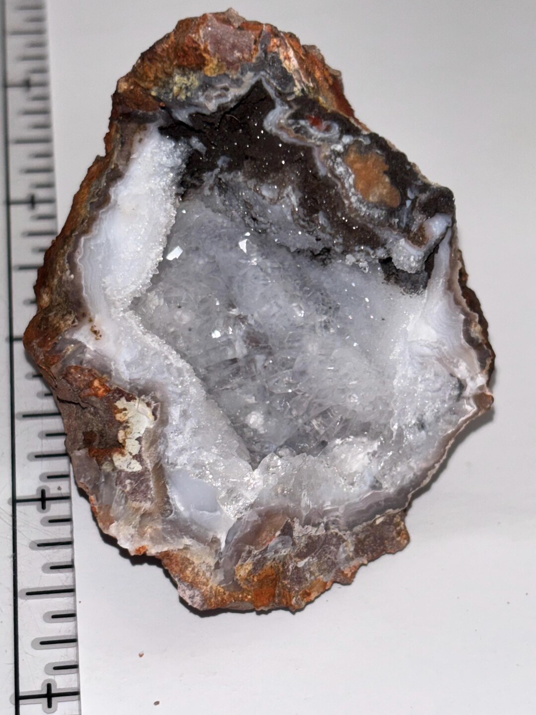 UNOPENED Agate Geode With Quartz Crystals: Natural Druzy Crystal Decor ...