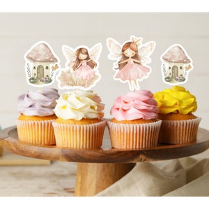 Fairy Cake Topper, Fairy Cake Decorations, Fairy Cupcake Decorations ...