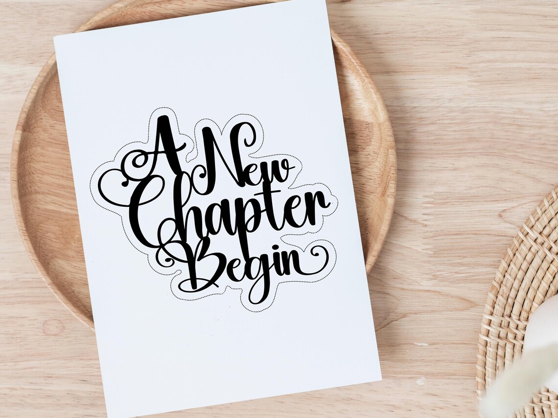 New Chapter Cake Topper SVG: Baby Shower Decor (digital Download) - Etsy
