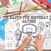 Editable Basketball Coloring Placemat Printable Basketball Activity ...