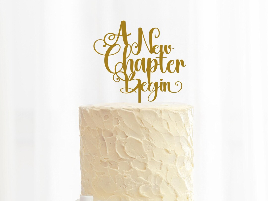 New Chapter Cake Topper SVG: Baby Shower Decor (digital Download) - Etsy