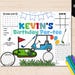 Custom Golf Birthday Coloring Page Personalized Editable Golf Coloring ...