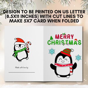 Printable Christmas Coloring Cards for Kids Winter Classroom Activities ...