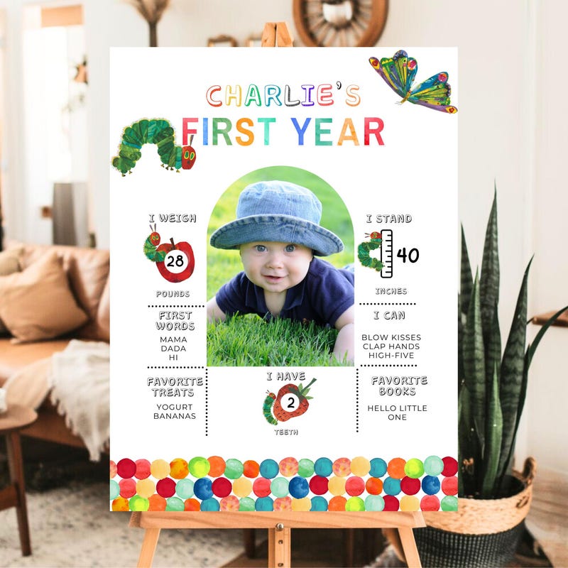 Caterpillar Banner - Etsy