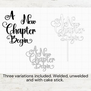 New Chapter Cake Topper SVG: Baby Shower Decor (digital Download) - Etsy