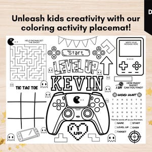 Custom Gaming Birthday Coloring Page Gamer Birthday Printable Coloring ...