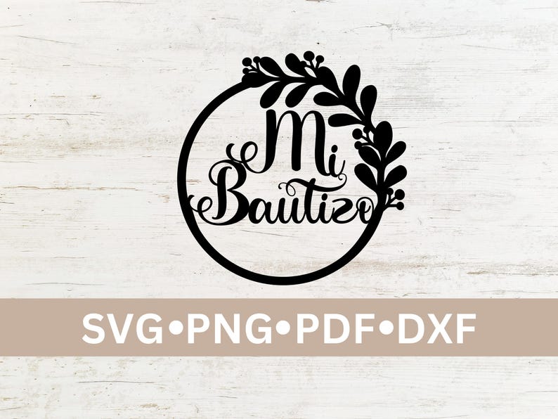 Mi Bautizo Baptismal Cake Topper, God Bless Cake Topper, Christening ...