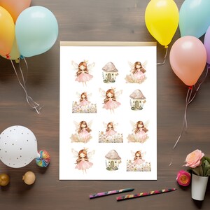 Fairy Cake Topper, Fairy Cake Decorations, Fairy Cupcake Decorations ...