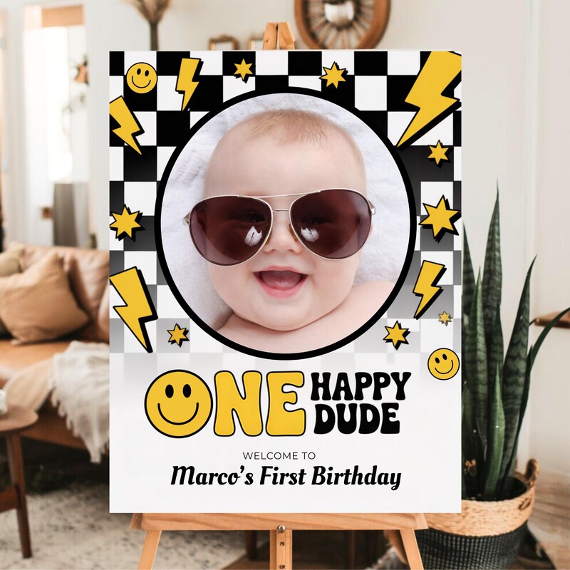 One Happy Dude Birthday - Etsy