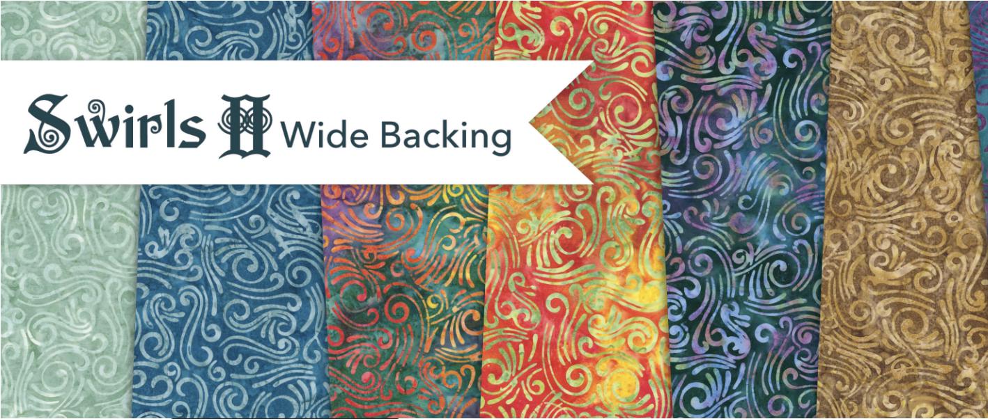 108" Wide Batik Fabric | Swirls II, Under the Sea Quilt Backing - Etsy