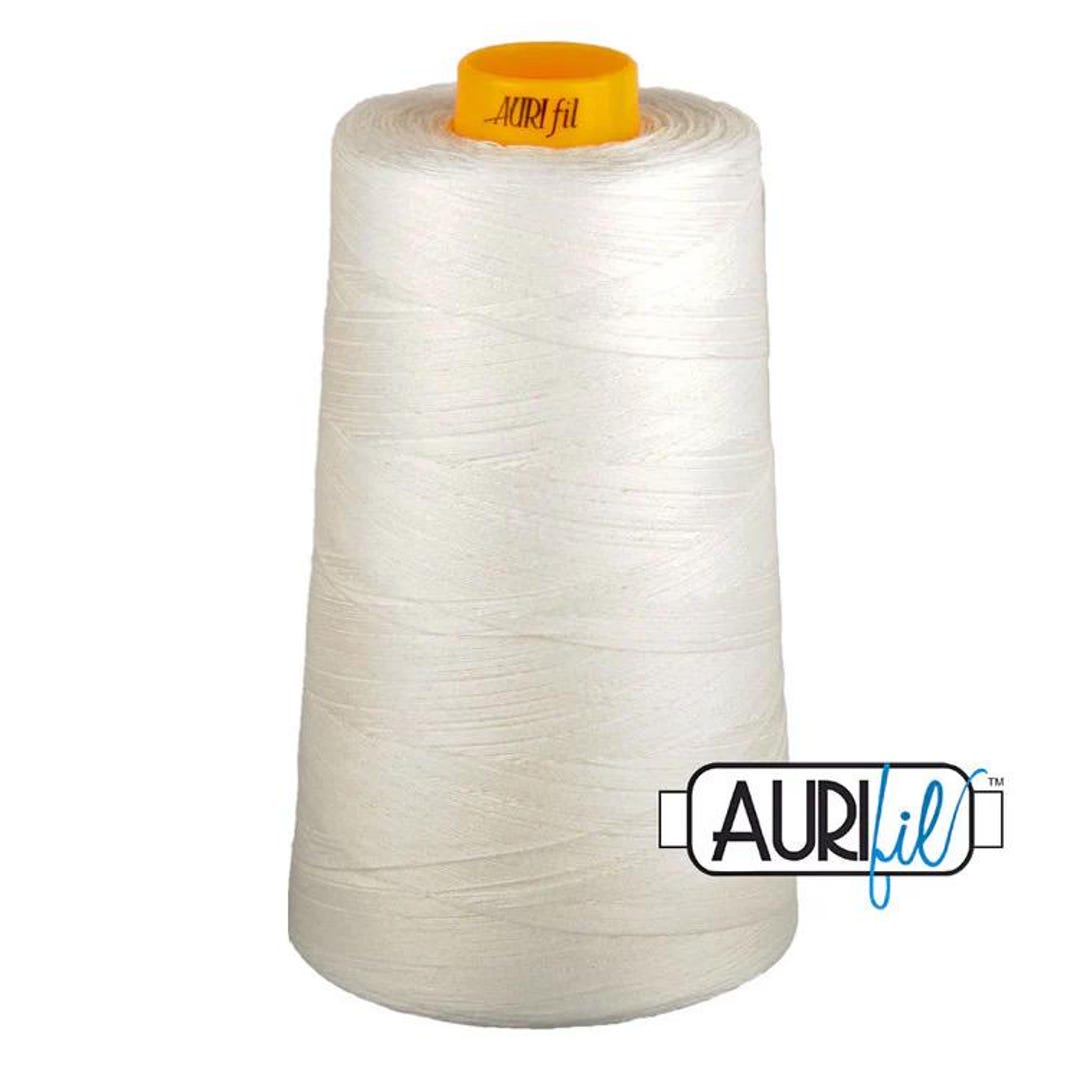 Aurifil Forty3 Cotton Thread | Natural White 40wt, 3280 Yds - Etsy