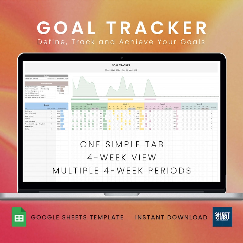 Goal Tracker - Etsy