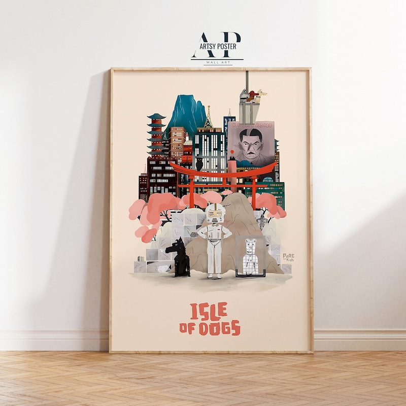 Isle of Dogs Movie Poster - Etsy