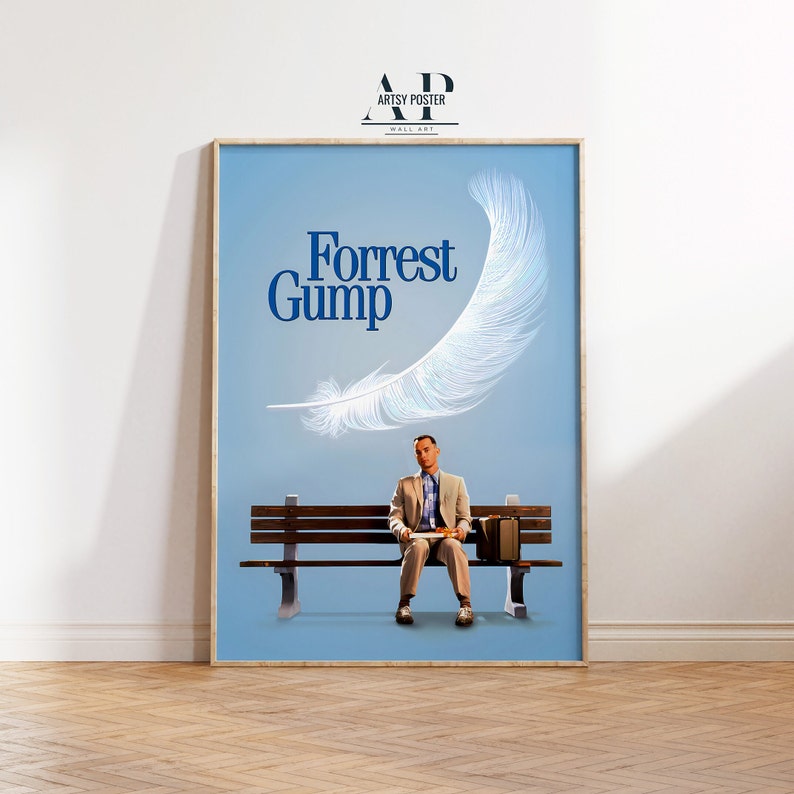 Forrest Gump Movie Poster: Classic Film Art Print - Etsy
