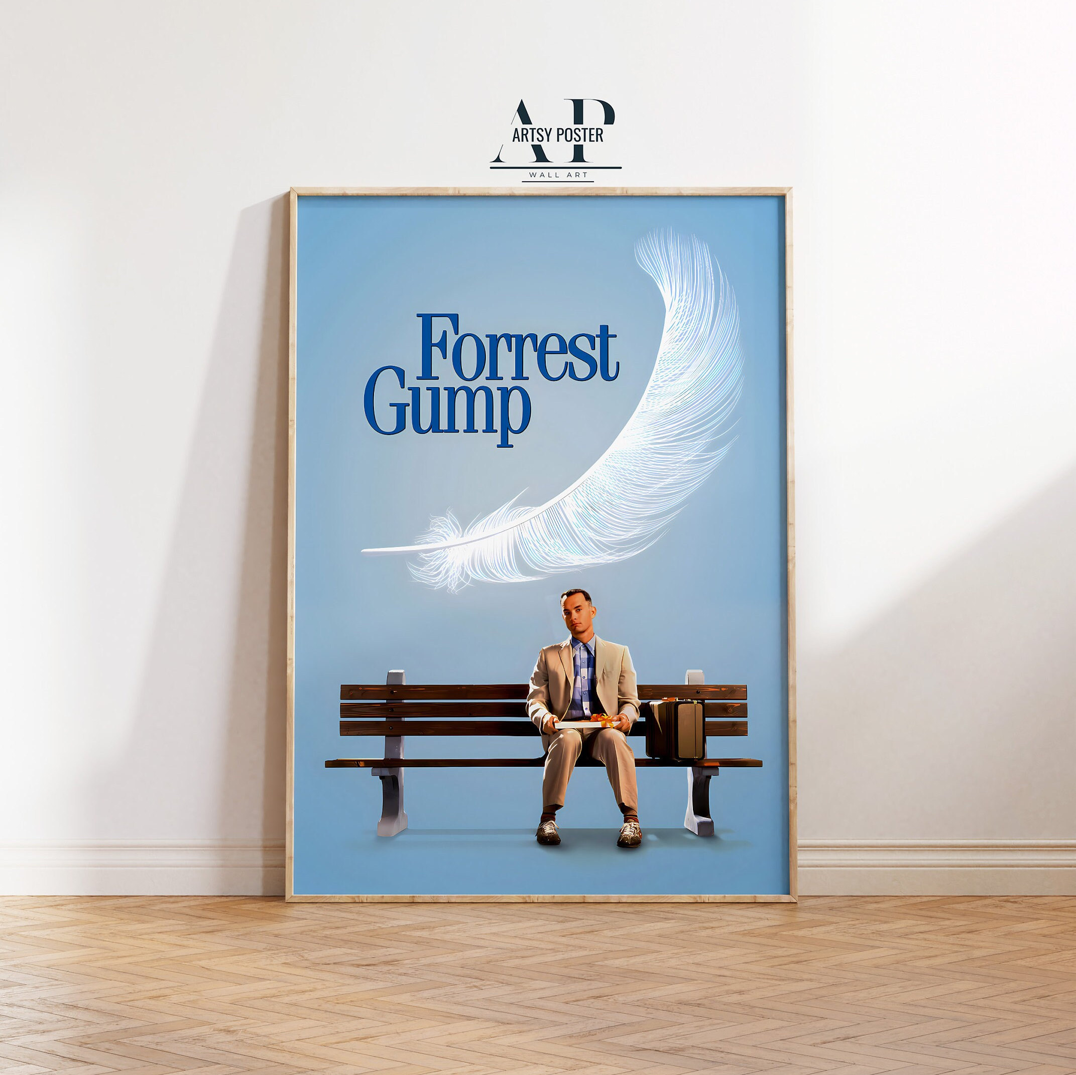 Forrest Gump Poster, Classic Movie Art Print, Tom Hanks Wall Decor for ...