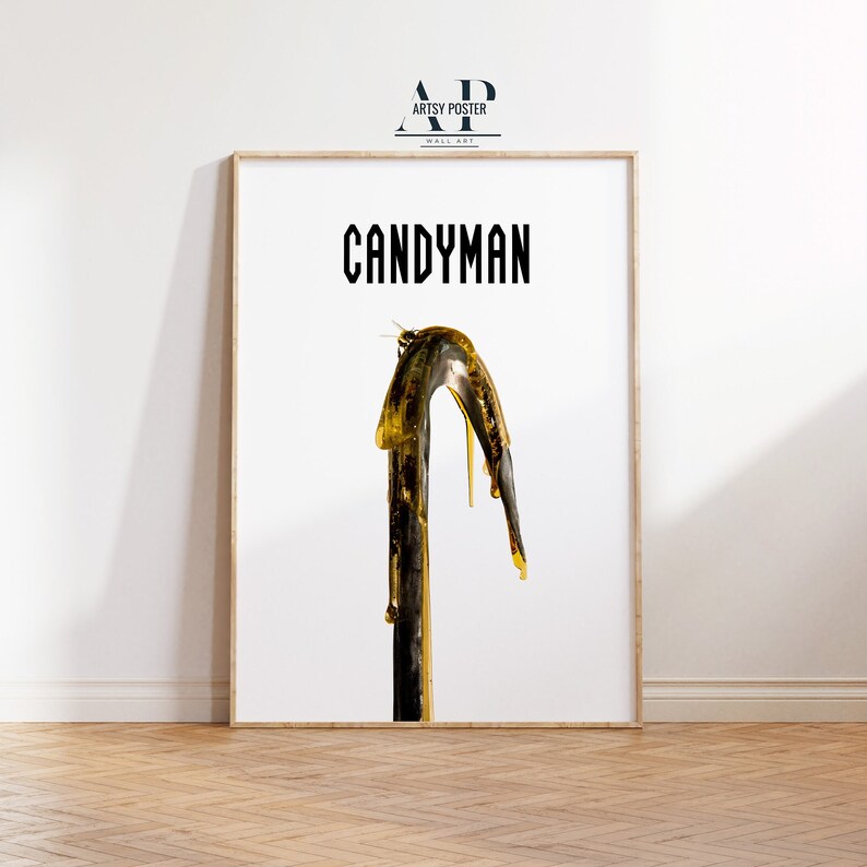 Candyman Poster, Horror Movie Art Print, Urban Legend Fan Art, Scary ...