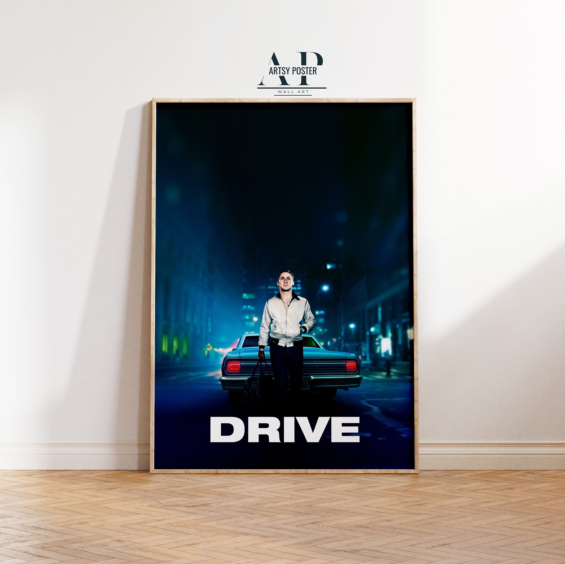 Drive Movie Poster Ryan Gosling Cult Classic Film Print Neon Noir ...