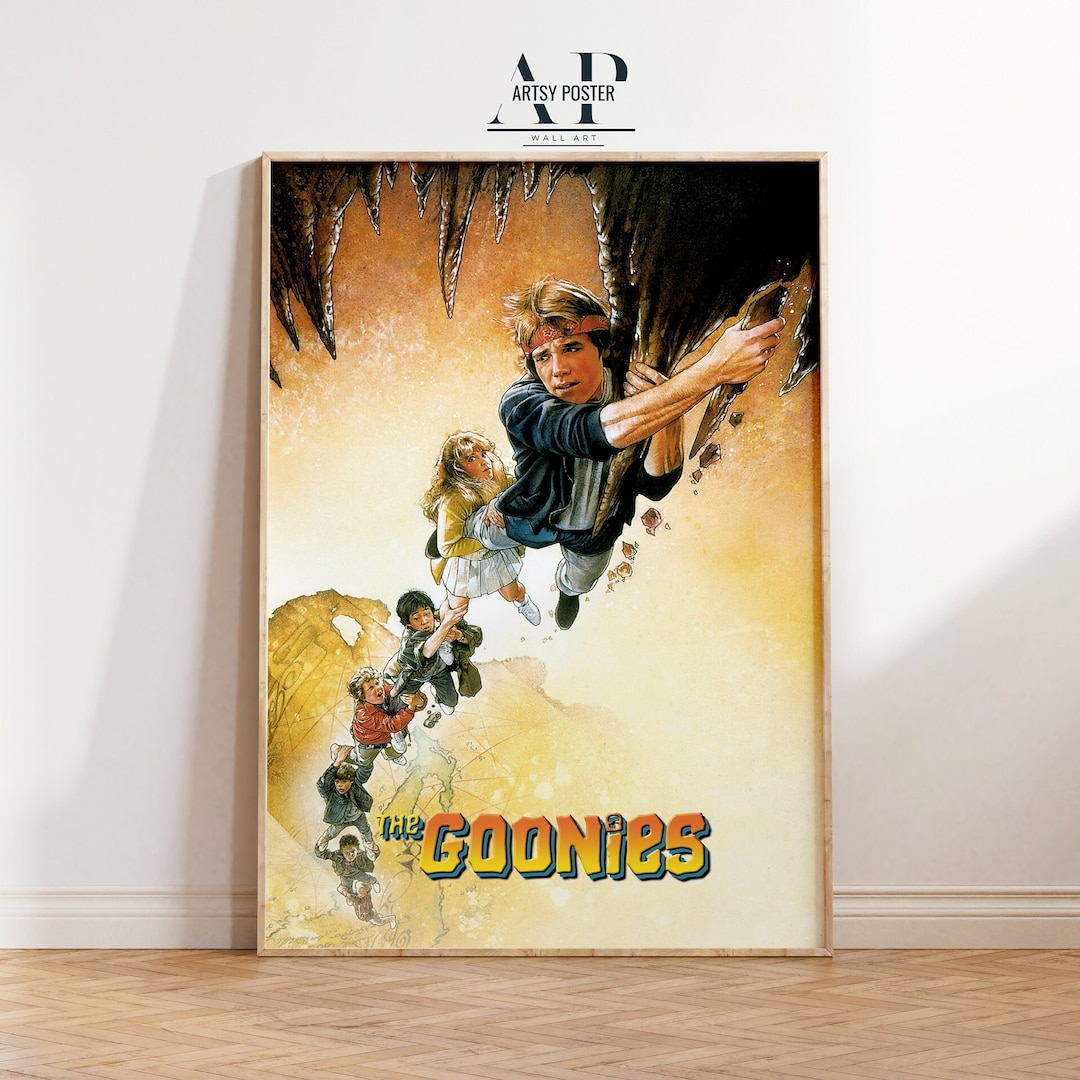 The Goonies Movie Poster - Classic 80s Adventure Film Art Print, Wall ...