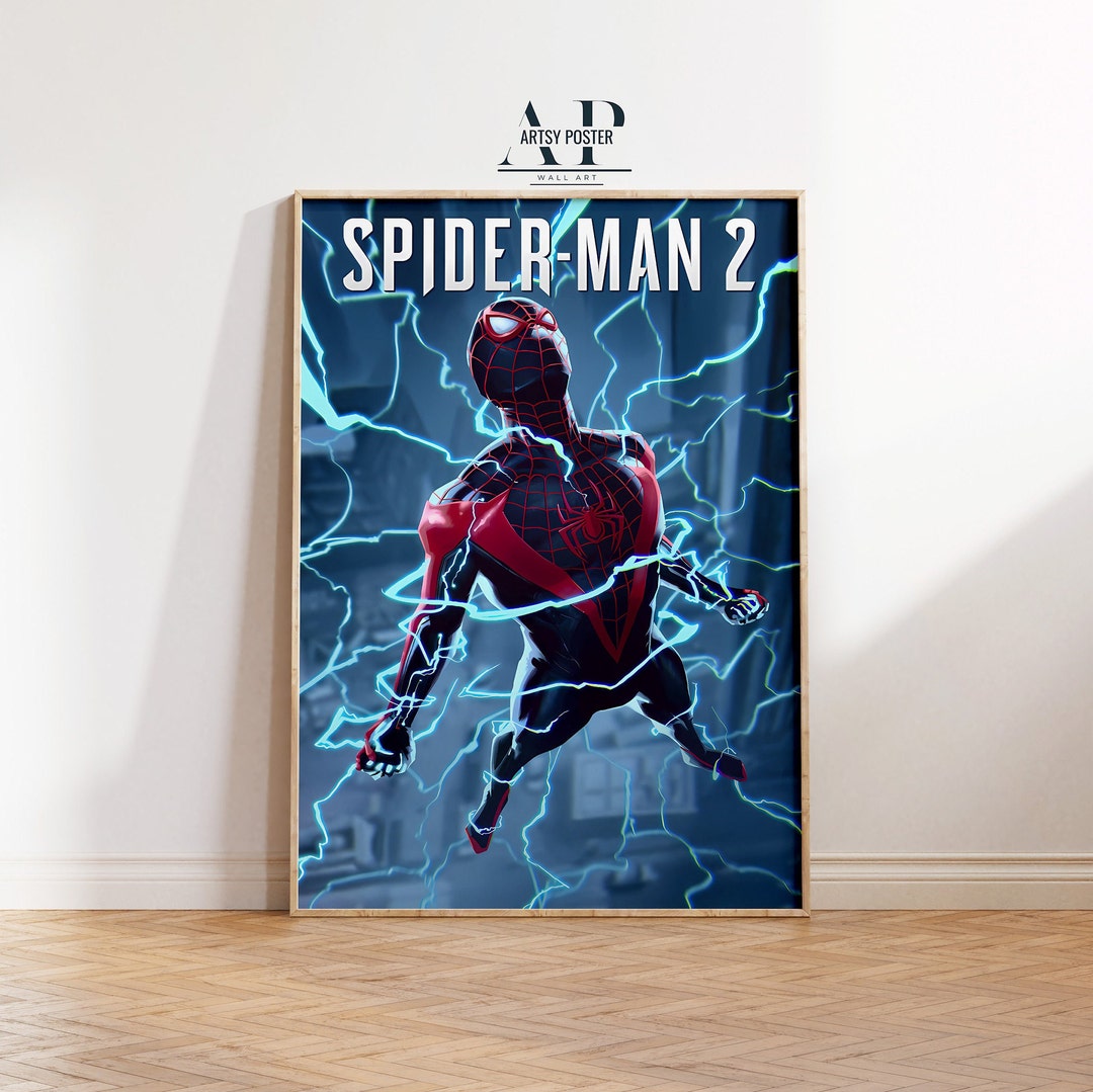 Spider-man 2 Game Poster – Marvel Superhero Wall Art - Etsy