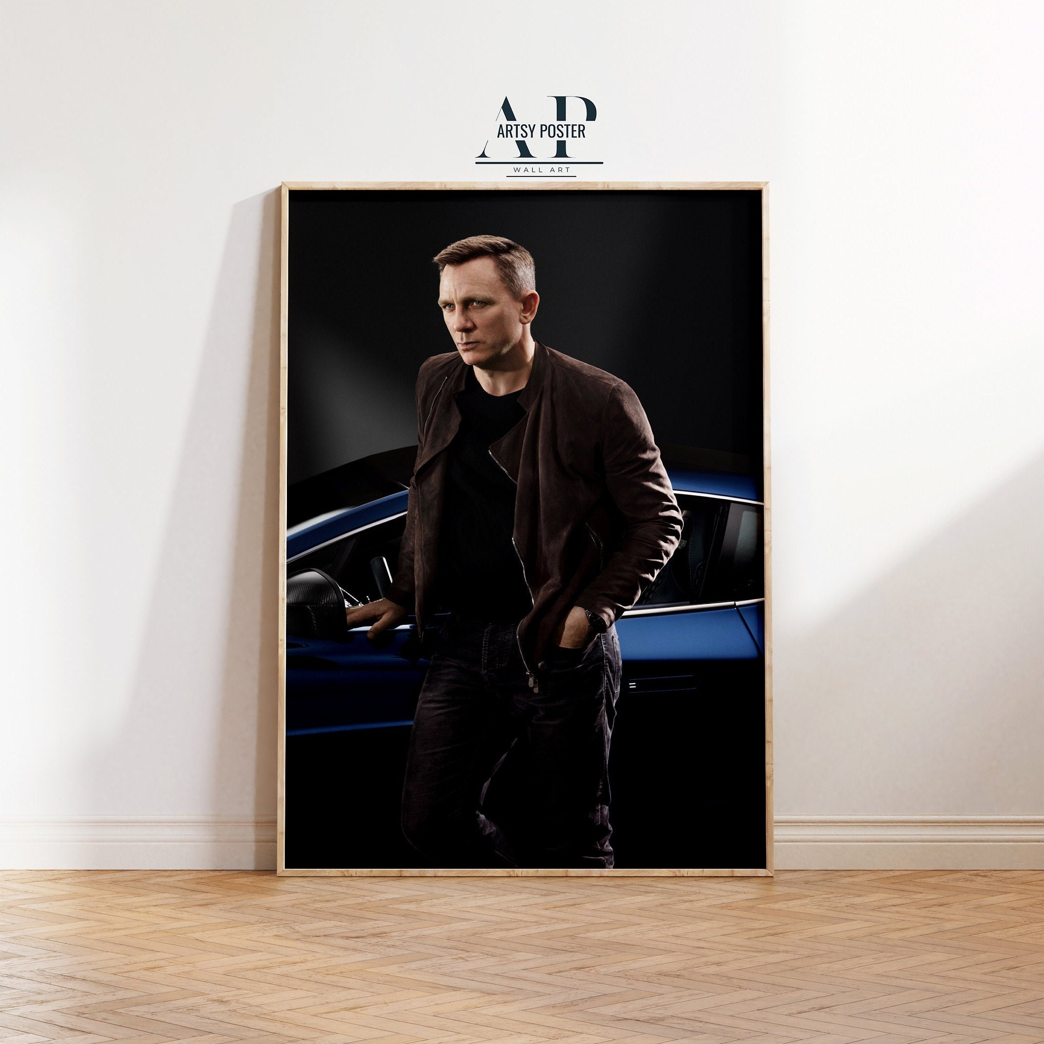 Daniel Craig Poster, James Bond Wall Art, Fine Art Print, Home Wall ...