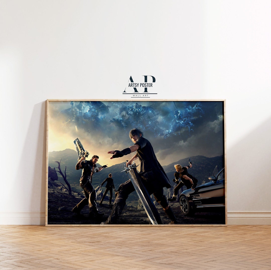Final Fantasy Game Poster, FFXIV Wall Art, Gamer Wall Decor, High ...