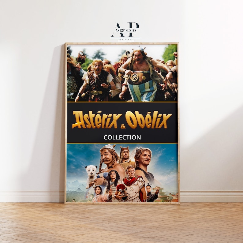 Asterix and Obelix Poster: Cartoon Heroes Fine Art Print - Etsy