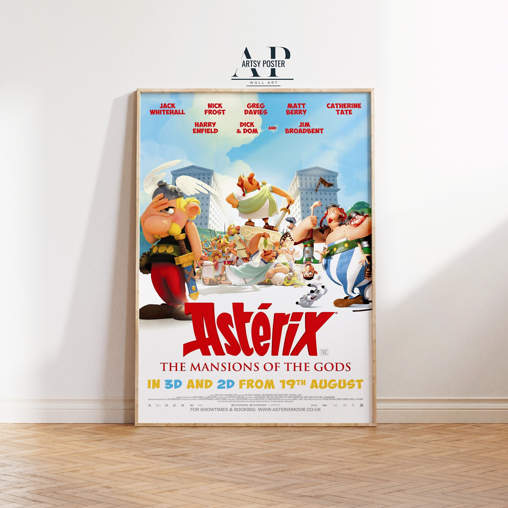 Asterix and Obelix Poster, Cartoon Heroes Wall Art, Fine Art Print, Unique Wall Decor, Perfect ...