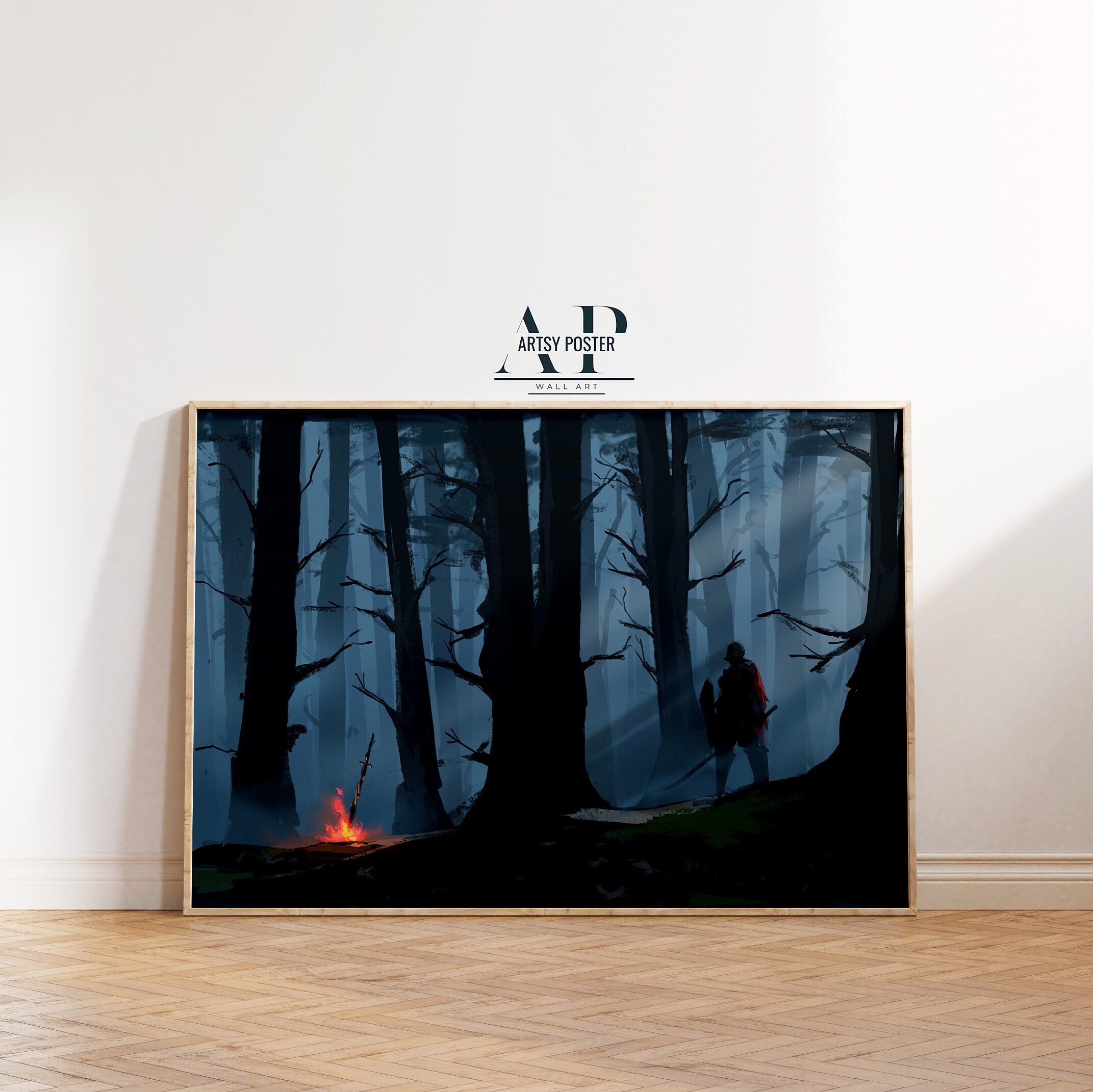 Dark Souls Game Poster, Epic Fantasy Wall Art, Gamer Wall Decor, High ...
