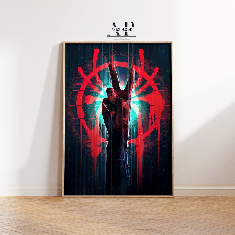Spider-man: Across the Spider Verse Poster - Miles Morales Movie Art - Etsy