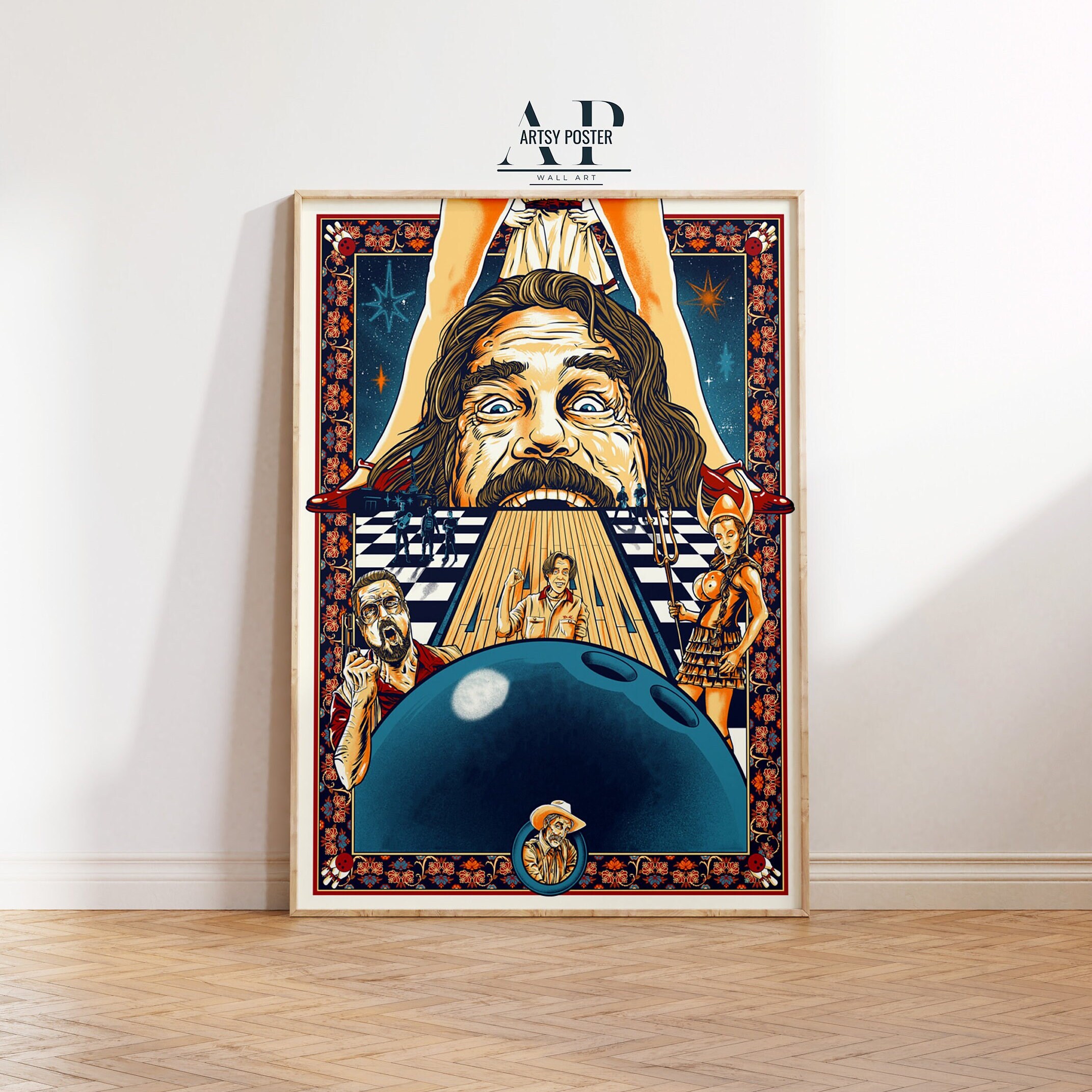 The Big Lebowski Poster: Cult Classic Movie Art Print - Etsy