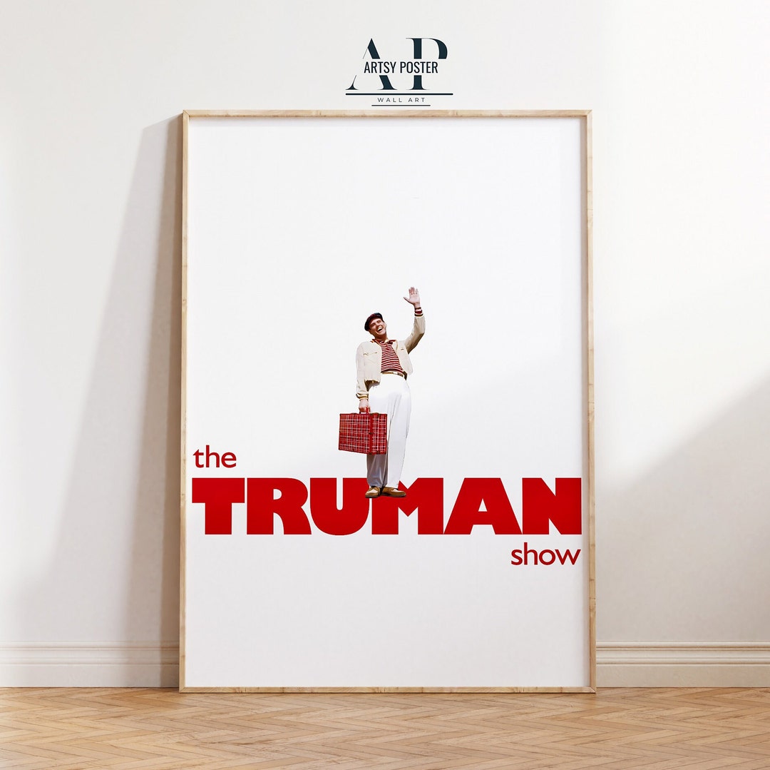 The Truman Show Poster, Movie Print, Iconic Film Art, Modern Cinema ...